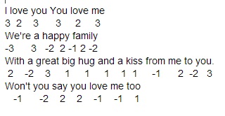 Mini Harmonica: I love you song (Barney)