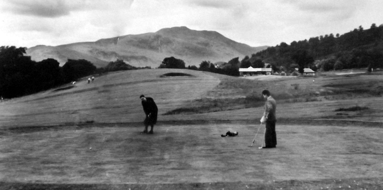 Tour Scotland: Old Photograph Golf Course Callander Scotland