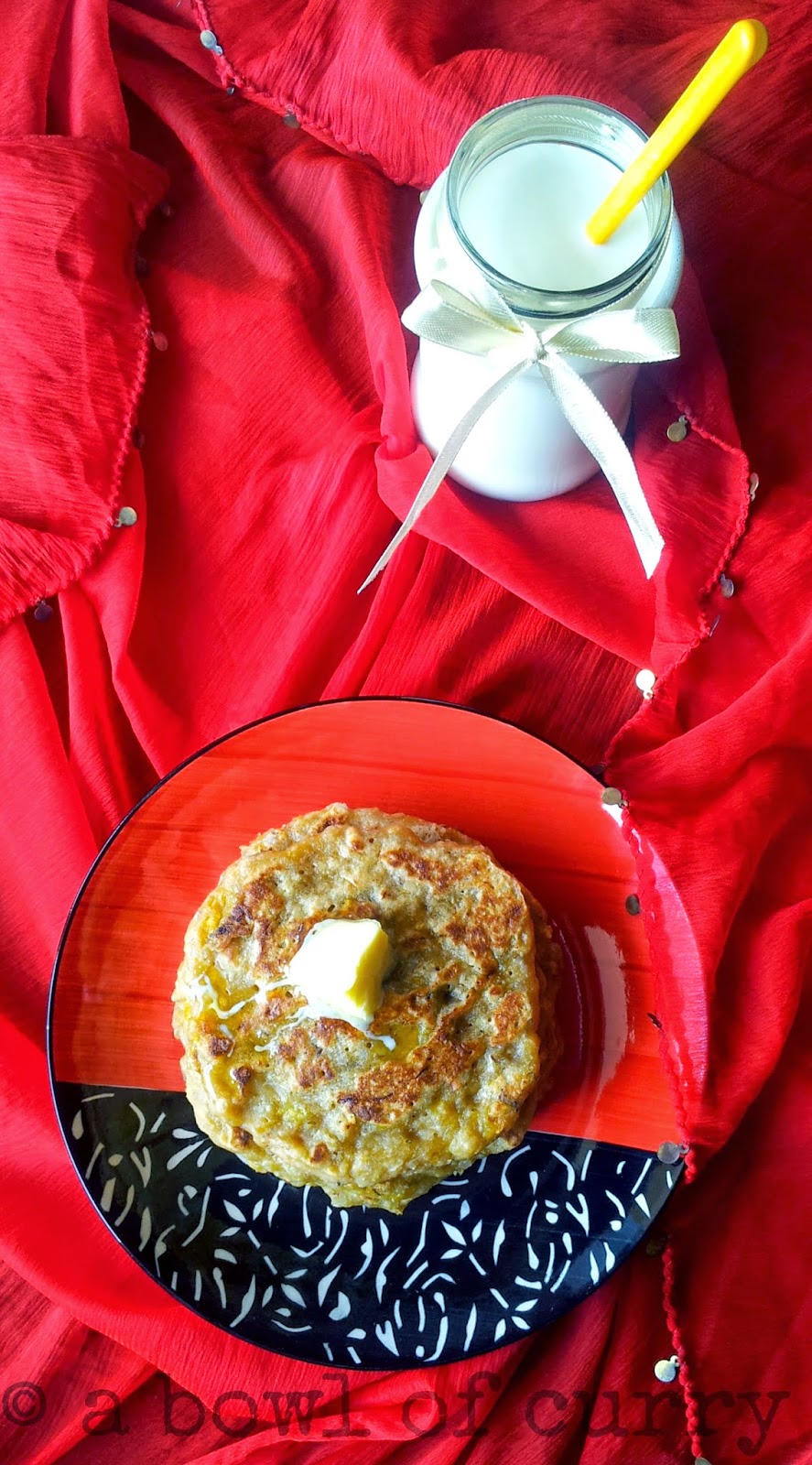 A Bowl Of Curry: Sweet Banana Rotti ~ Pazham Gothamba Rotti