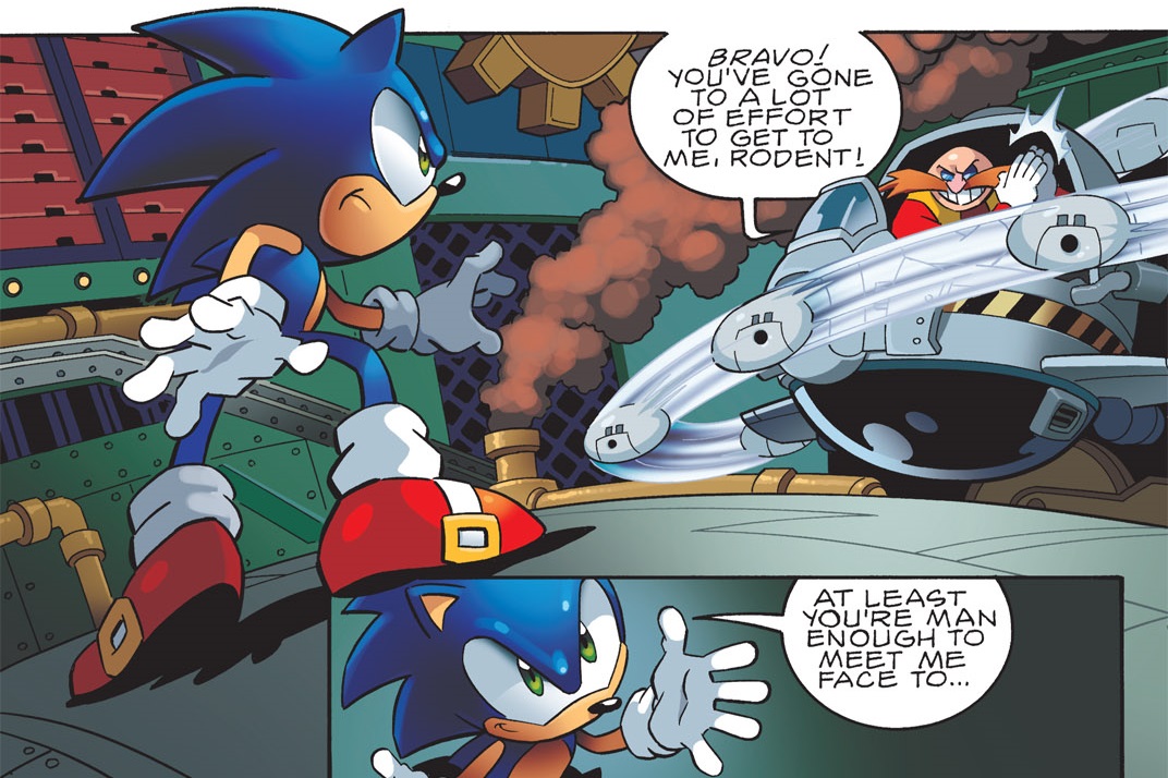 Hedgehogs Can't Swim: Sonic the Hedgehog: Issue 229