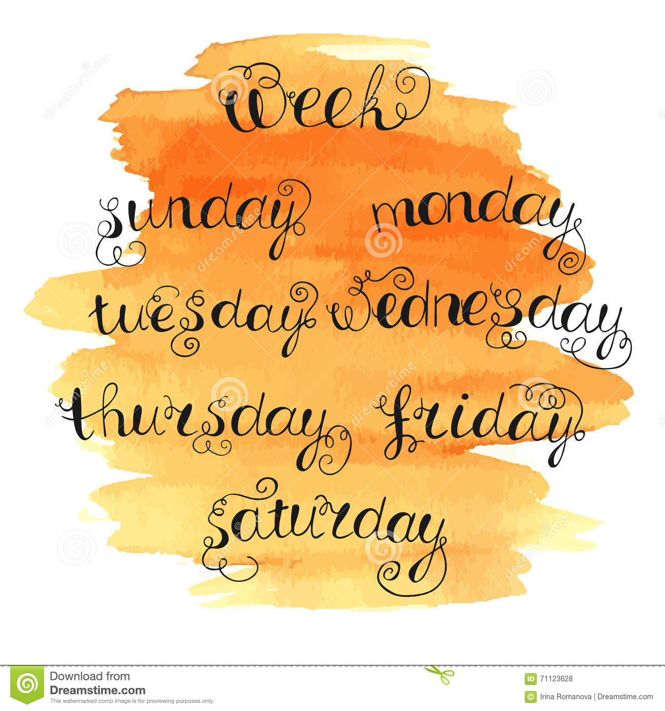 Days Of The Week (POEM)