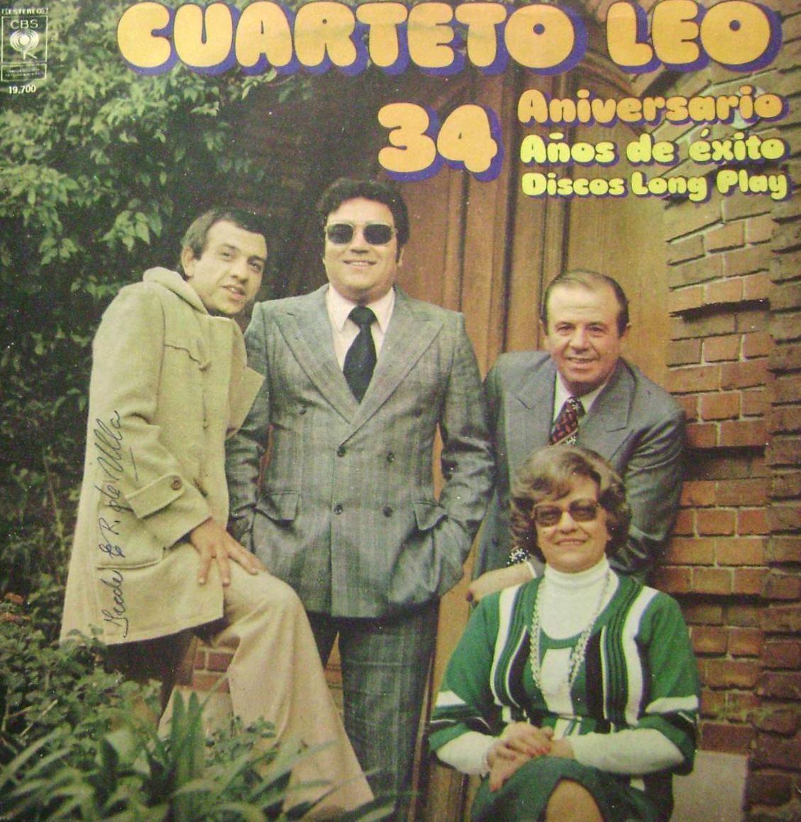 CUARTETO RETRO: Cuarteto Leo 34 Aniversario (1977) N° 124