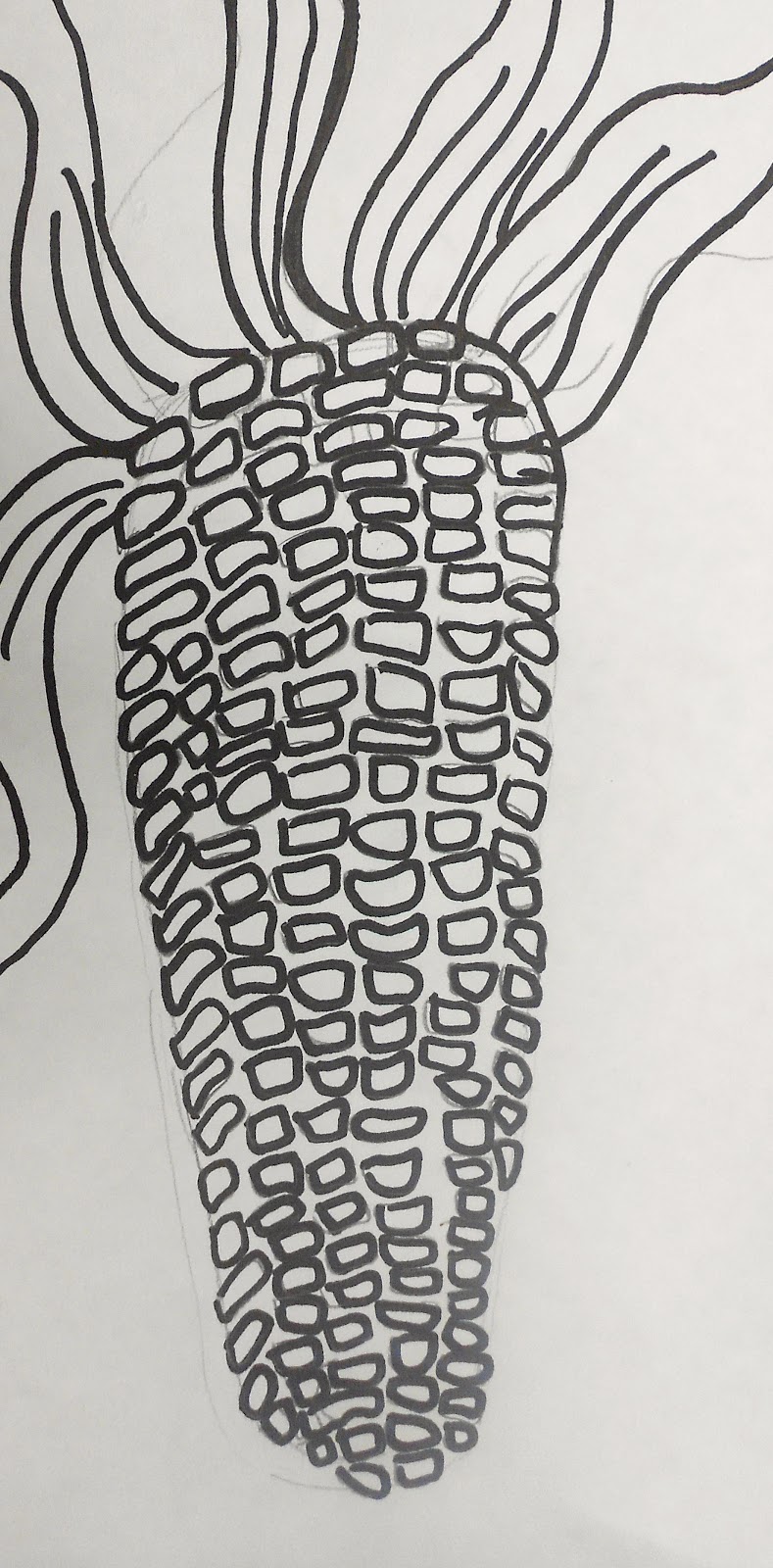 Art. Eat. Tie Dye. Repeat.: 4th Grade Indian Corn Still Life