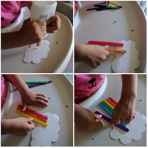 Popsicle Sticks Rainbow Craft - The Joy of Sharing