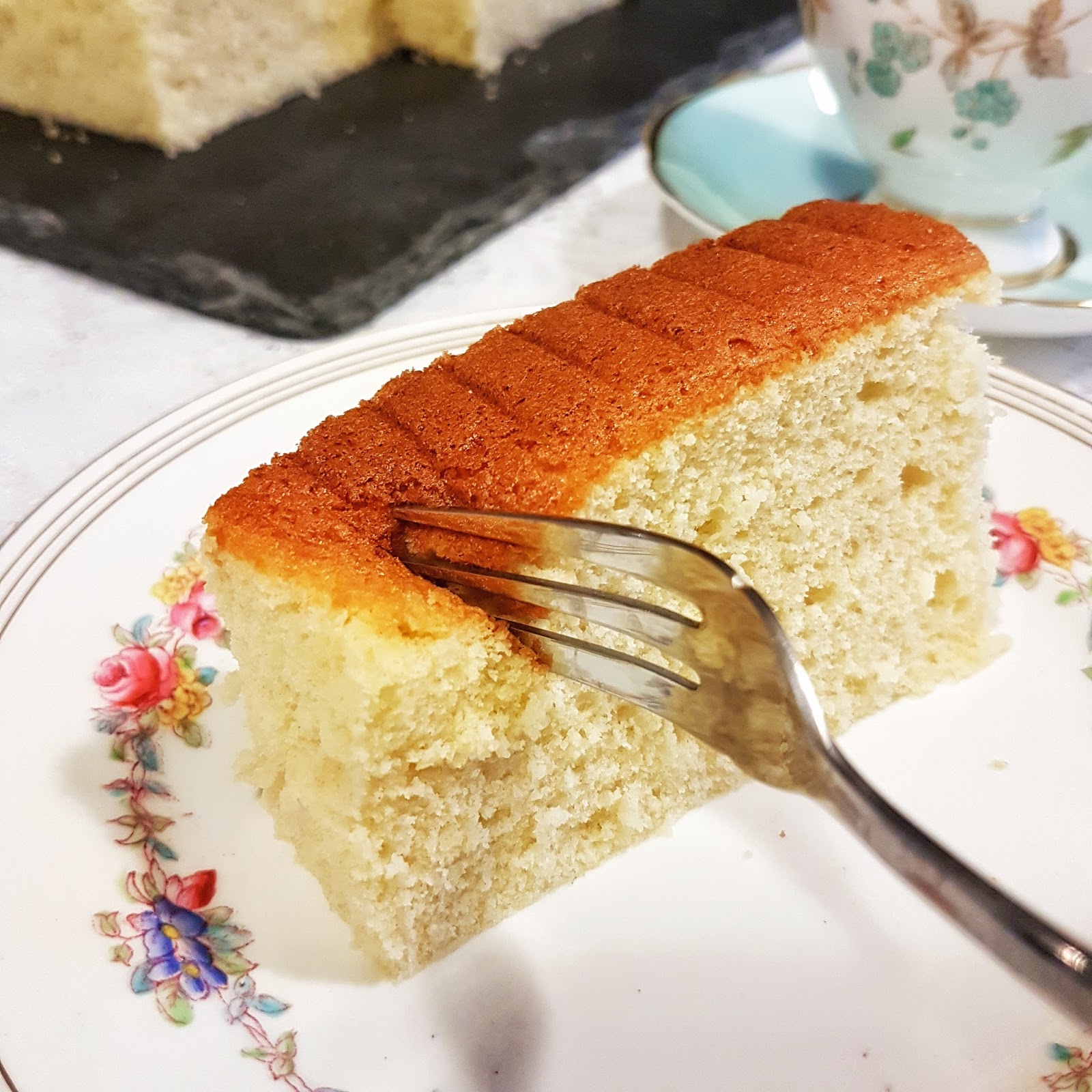 Sake Kasu Castella Cake – Recipe