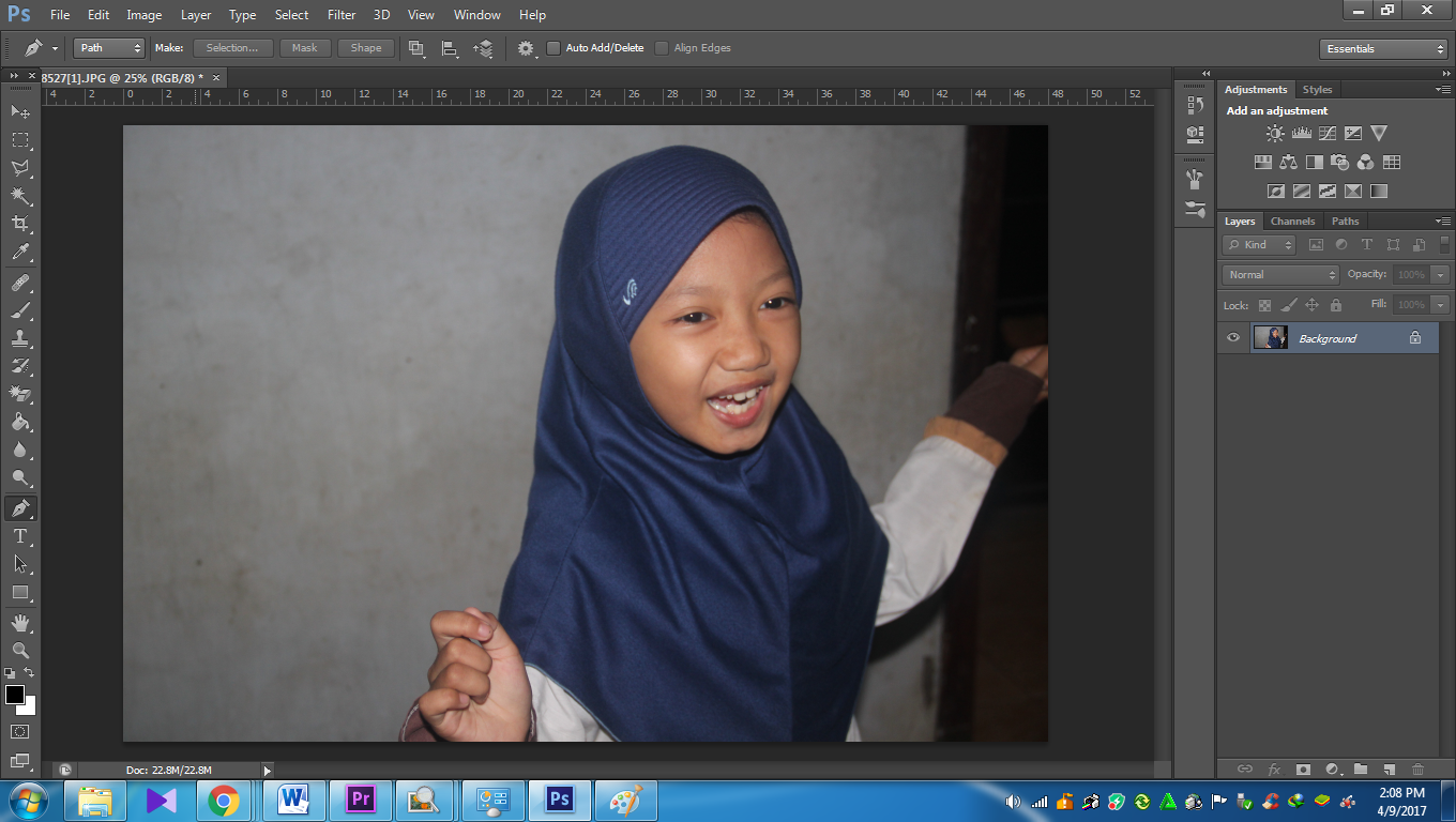 Tutorial Membuat Line Art menggunakan Pen Tool di Photoshop
