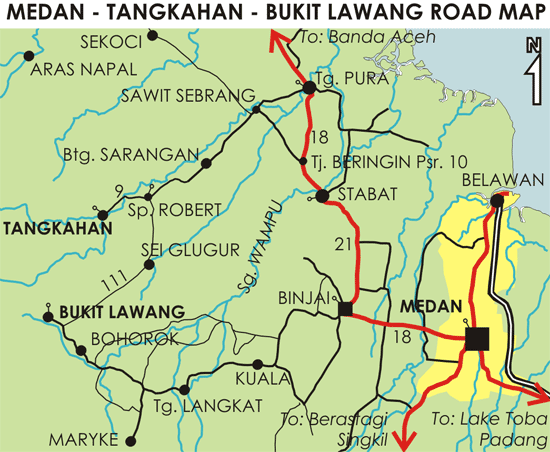 Traveling to Medan: Maps of Medan