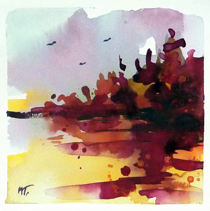 Mikko Tyllinen`s Art Blog: Series of small watercolors 2