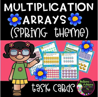 The Best of Teacher Entrepreneurs II: Multiplication Array Task Cards ...