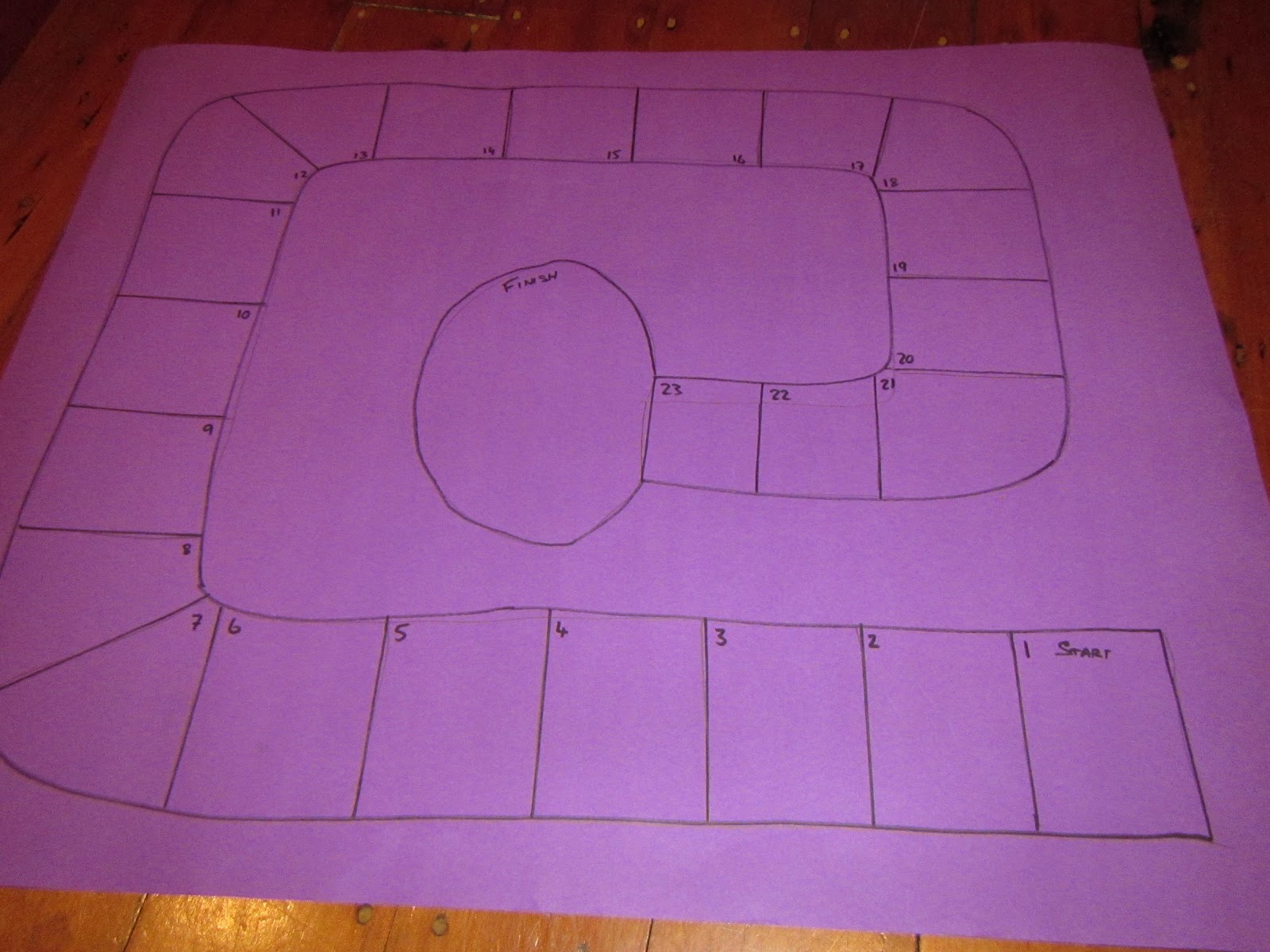 Crafty little people: Homemade pirate board game