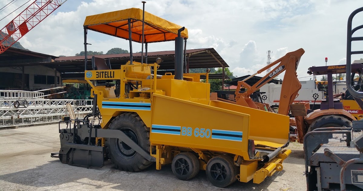 SOON SENG LEE HEAVY EQUIPMENT PLT: Bitelli BB650 Asphalt Paver