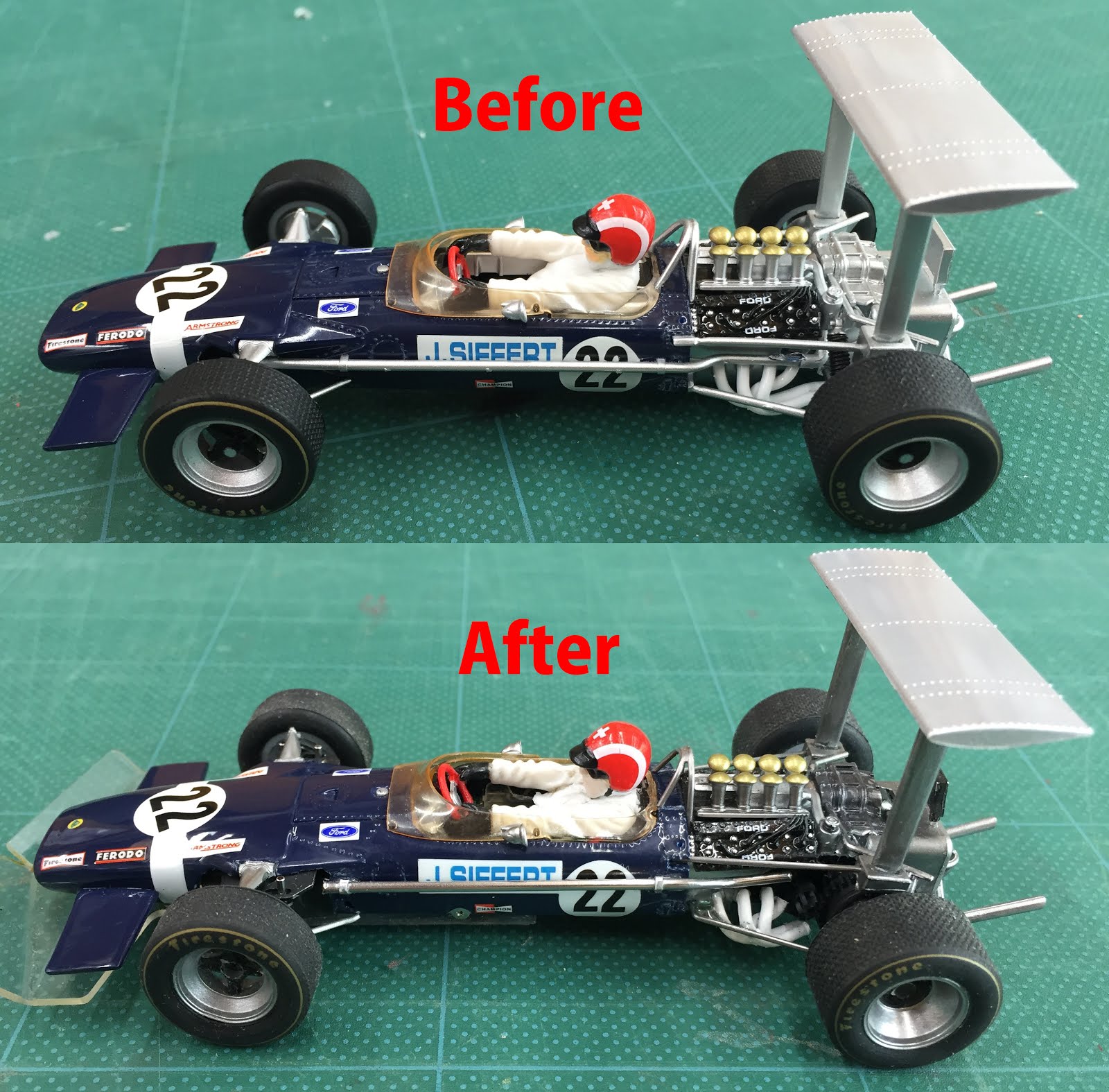 tokiNano -Custom dNano blog-: Lotus 49B その7 Rob Walker Racing 1968