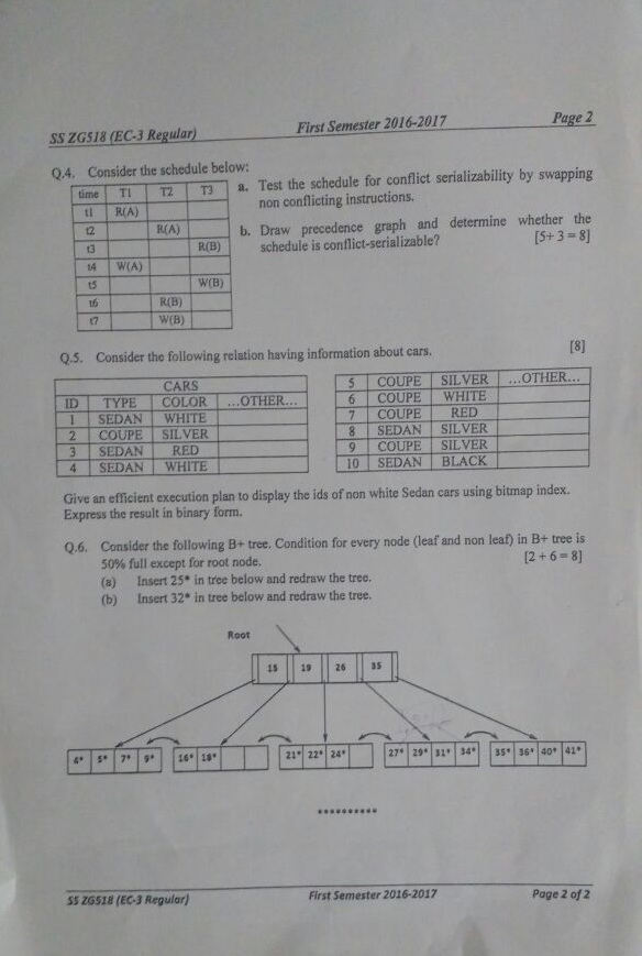 Coding Tech Life: Database Design and Applications Comprehensive Examination - Regular Question ...