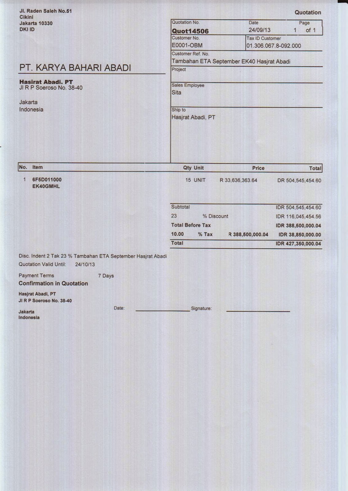 My Activity...: PENERBITAN DELIVERY ORDER ( DO )