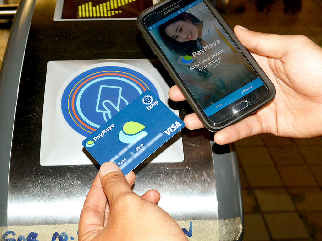 Pay With Just One Tap on MRT / LRT with PayMaya Visa Card with Beep ...