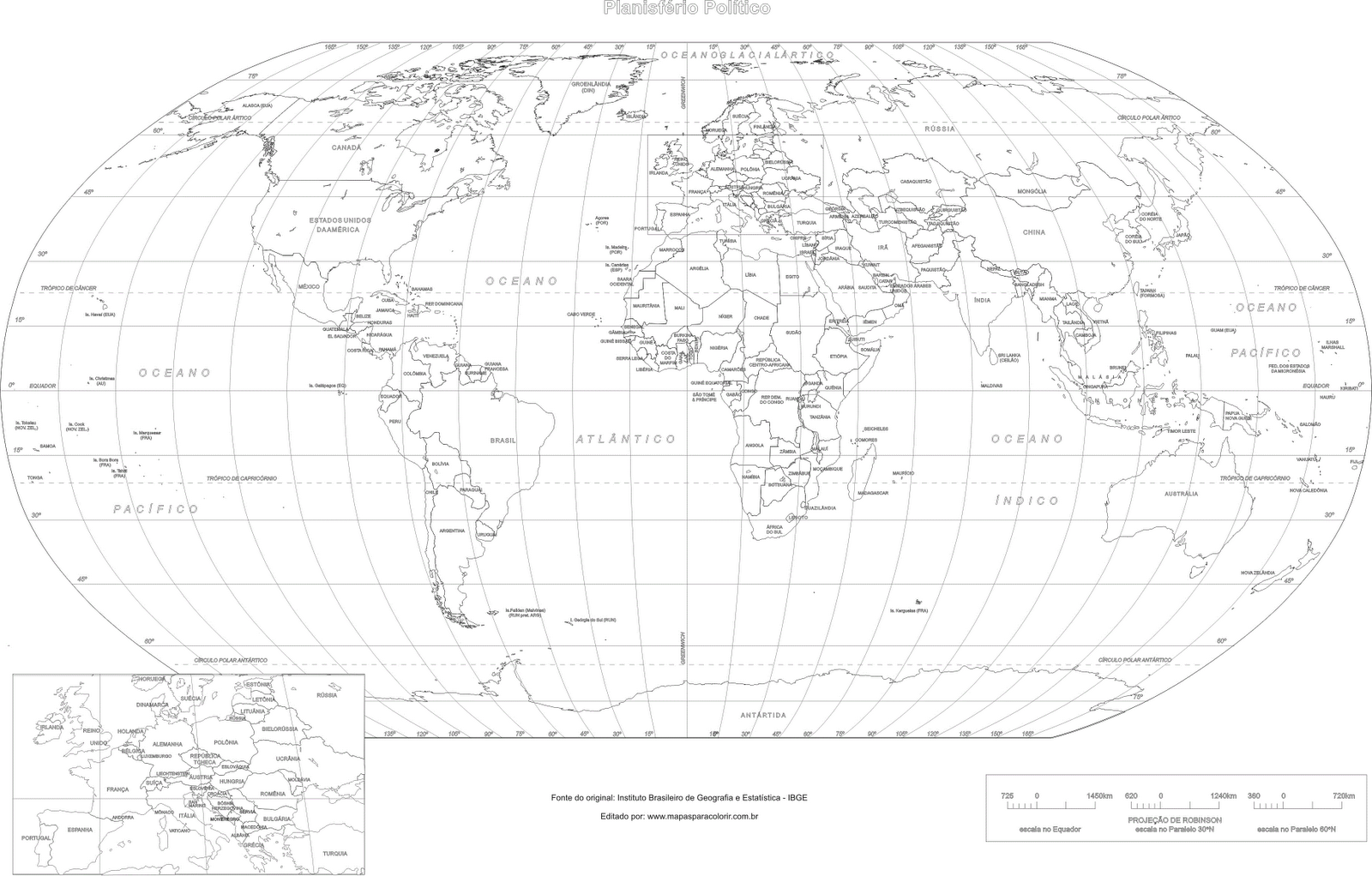 Neo Geographiká: KEN - Mapas dos Hemisférios