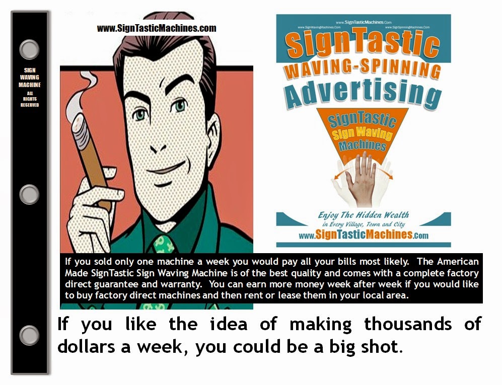 Sign Waving Sign Spinning Machine Robot Spinners Advertising Signs ...