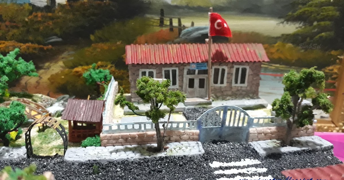 Mini Art Hobi: Kasaba Dioraması-5 Okul