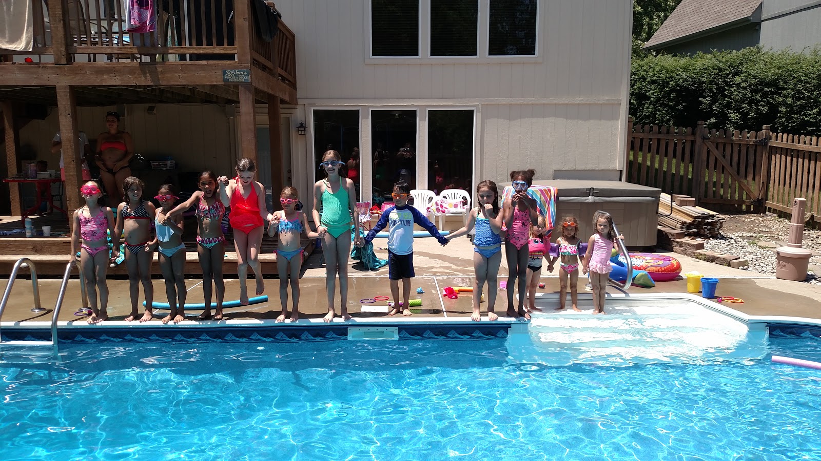 Benton Family: June 9th (School Friends Swim Party!!)
