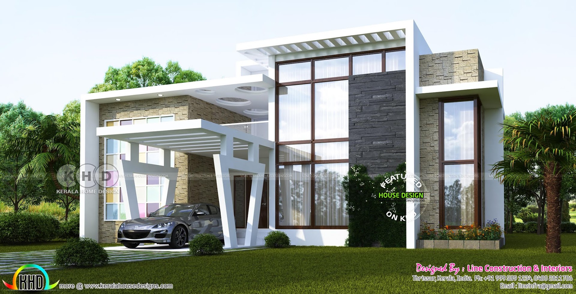 Ultra Modern One Level Home Designs