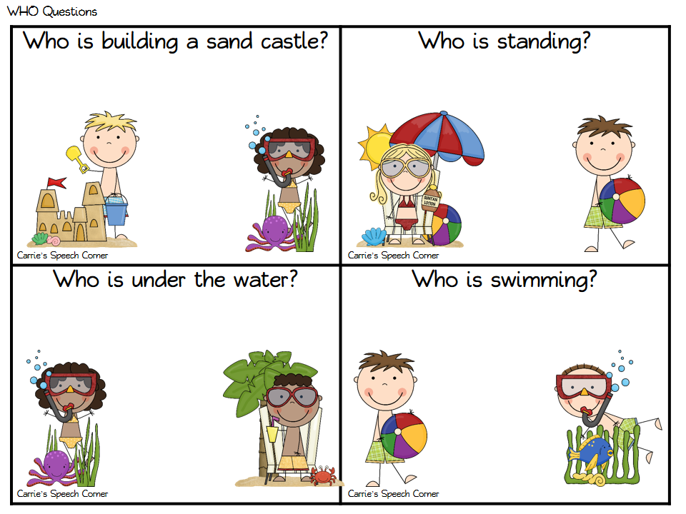 Carrie's Speech Corner: Summer Themed Preschool Language Pack