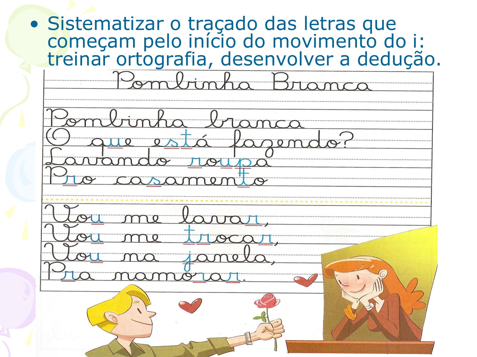 Da Letra de Imprensa à Letra Cursiva. - Atividades de Caligrafia