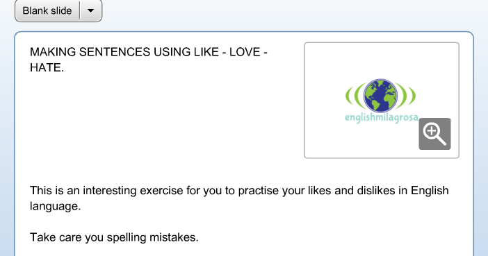 LIKE - LOVE - HATE SENTENCES WORKSHEET | ENGLISH LANGUAGE RESOURCES FOR ...