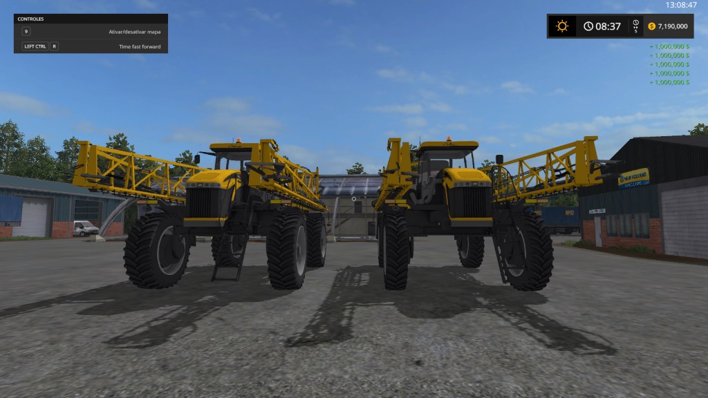 Farming Simulator Sul: Challenger Rogator 1300 v1.0