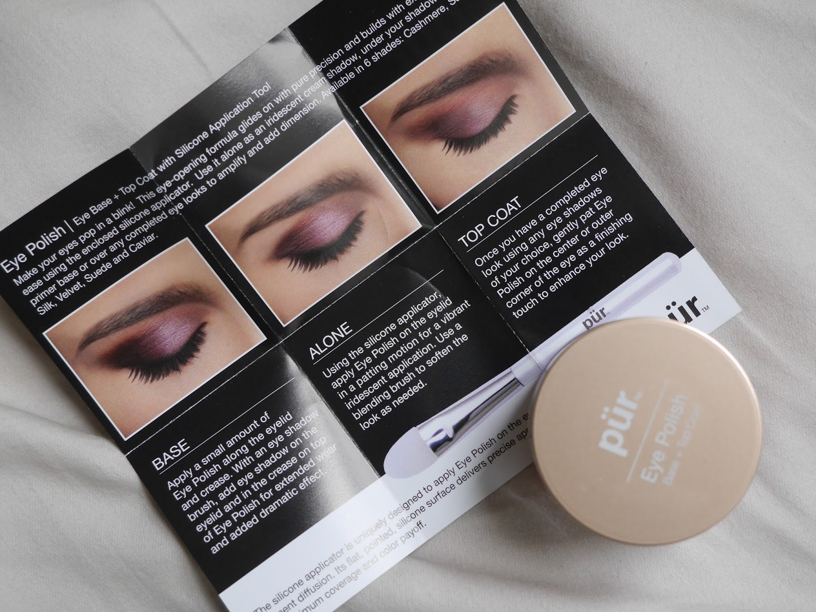 A Creaseless Cream/Liquid Shadow (ft. Pur Eye Polish in Cashmere*) |A ...