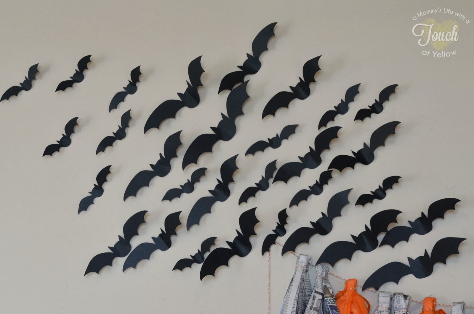 A mommy's life...with a touch of YELLOW: Newpaper Tassel Garland & 3D ...