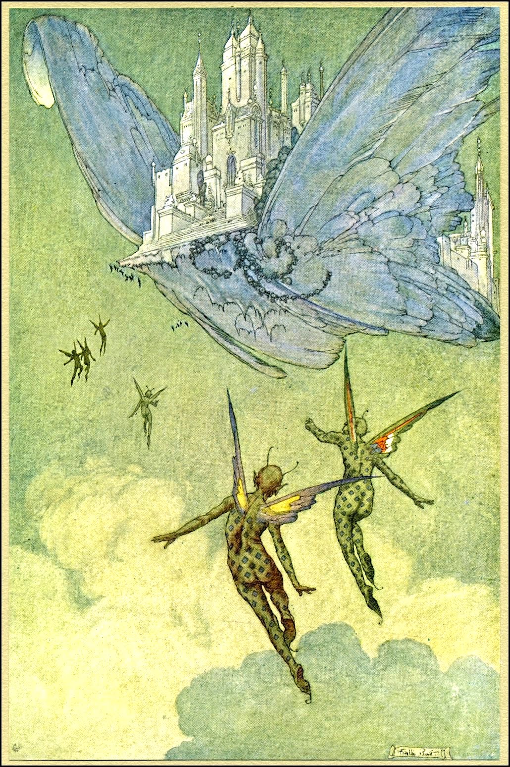 Art Contrarian: Some Franklin Booth Color Illustrations