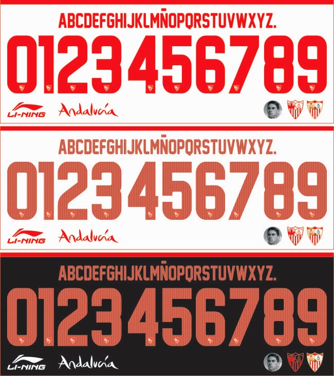 Sevilla 2011-12 tipografía