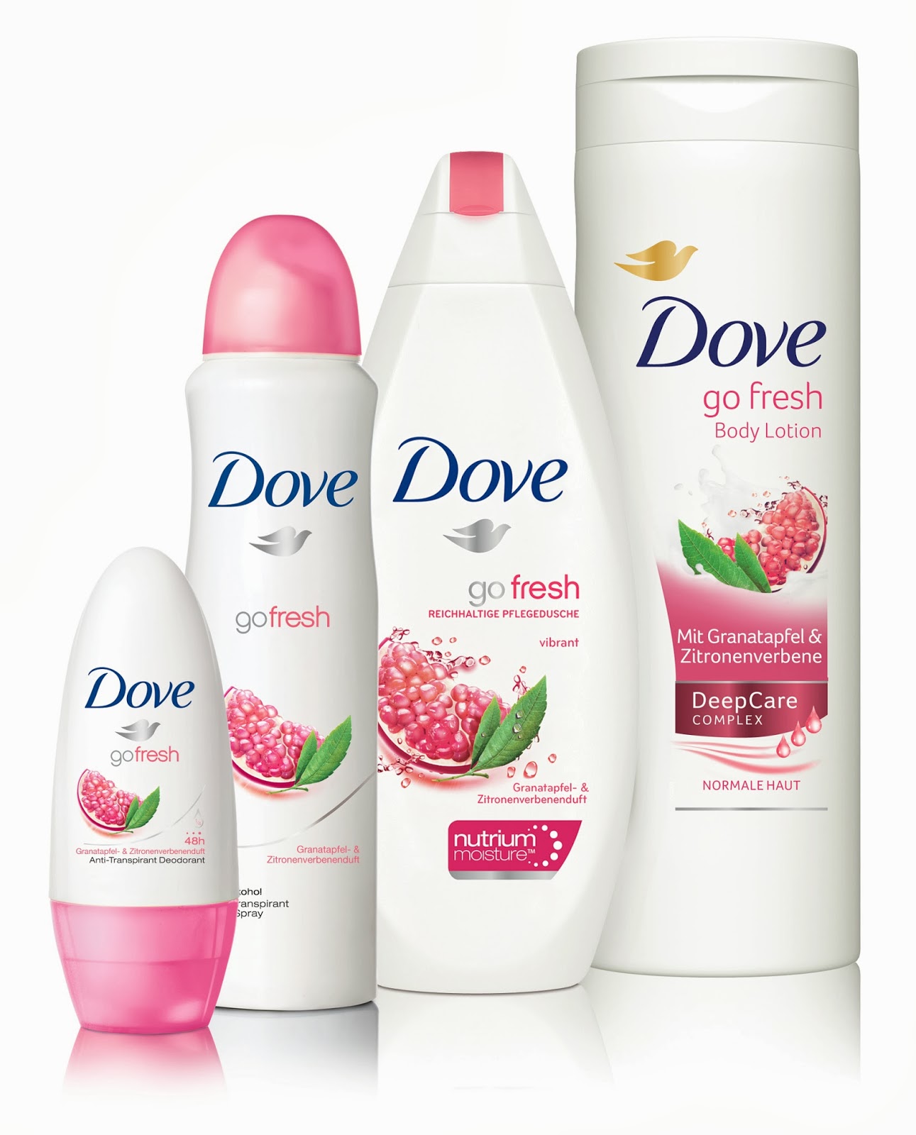 r[h]ealized: Dove - go fresh - Granatapfel- & Zitronenverbenenduft