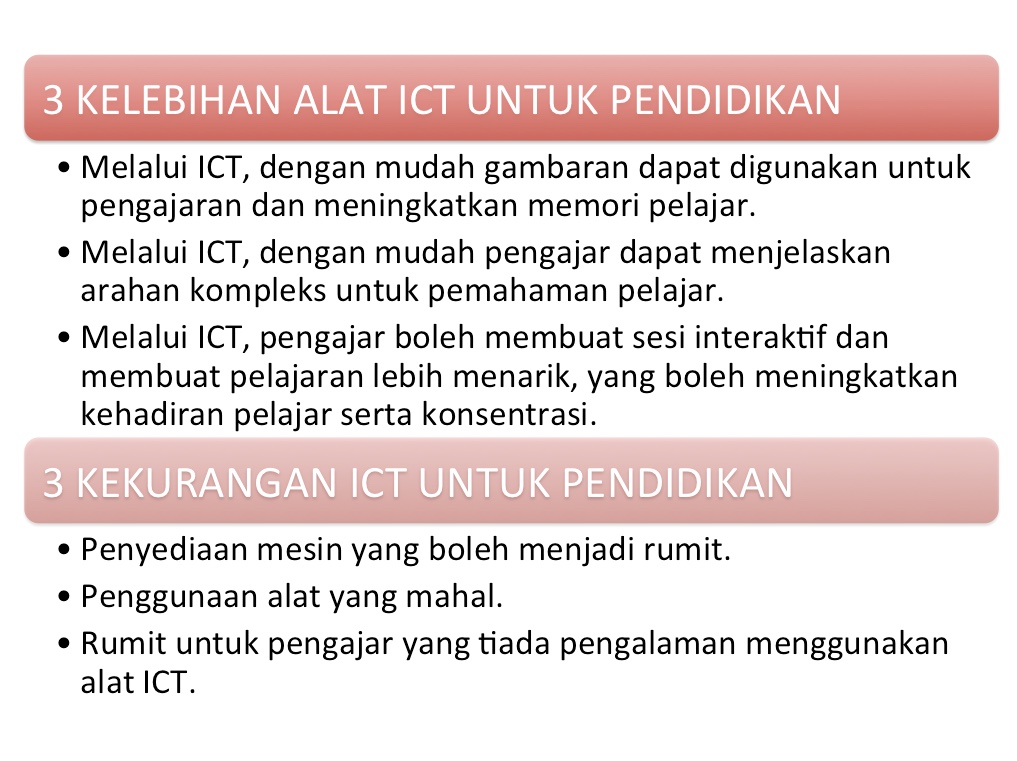 PENDIDIKAN ICT PERNIAGAAN: KELEBIHAN DAN KEKURANGAN PENGGUNAAN ALAT ICT ...