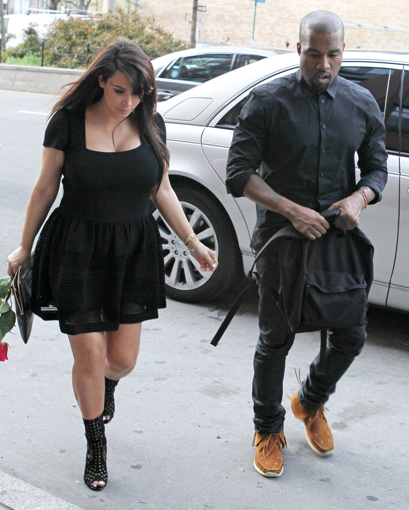 KIM KARDASHIAN STYLE: Kim Kardashian and her rapper boyfriend Kanye ...