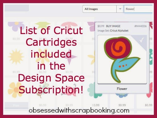 Obsessed with Scrapbooking: List of Cricut Cartridges in Design Space ...