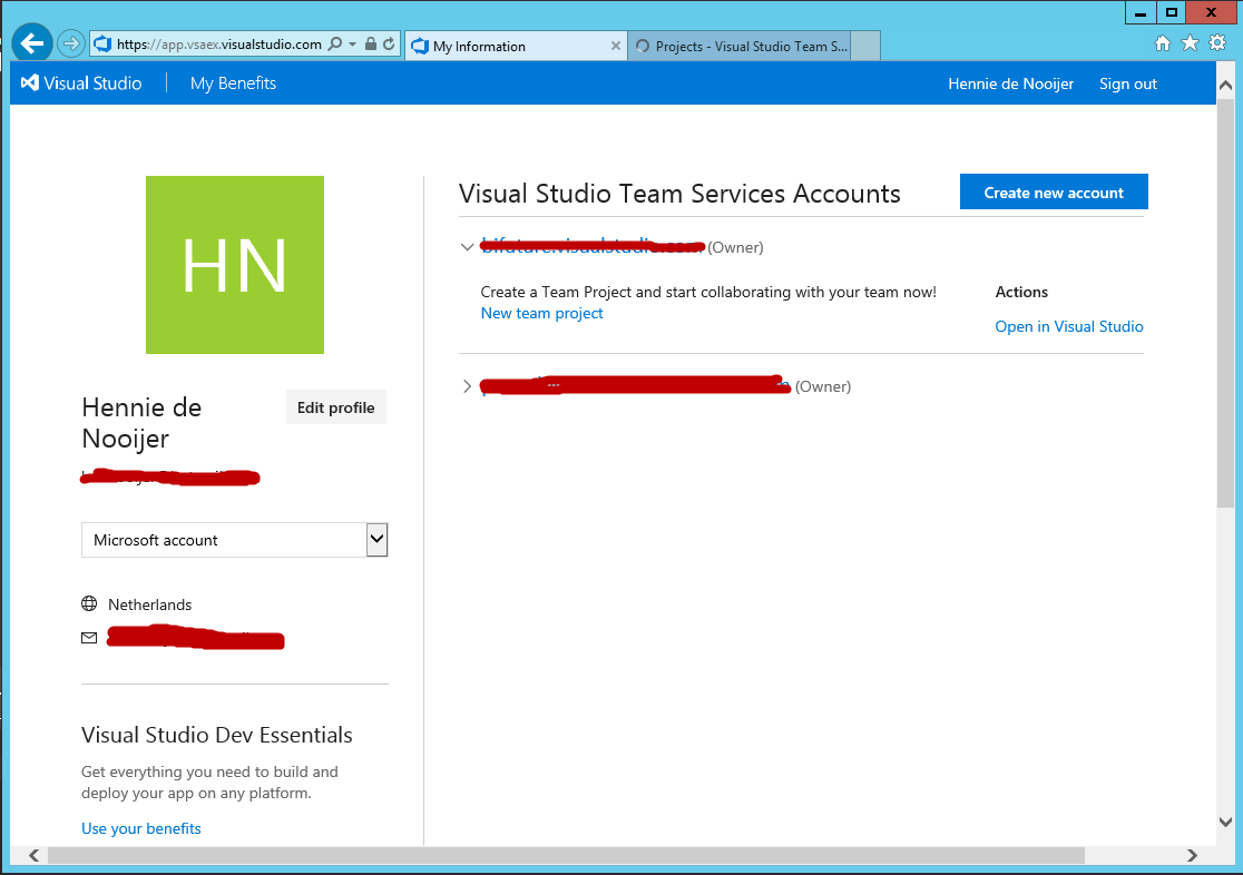 BI Future Blog: Setting up Visual Studio Team Services
