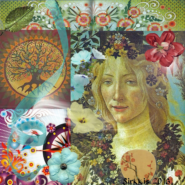 sirkkiksen korttipakka: PPF - Flora, the Goddes of Flowers and Spring