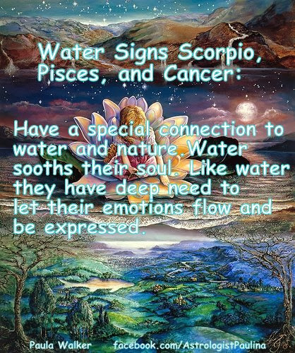 Astrolina: Water Signs Scorpio, Pisces and Cancer
