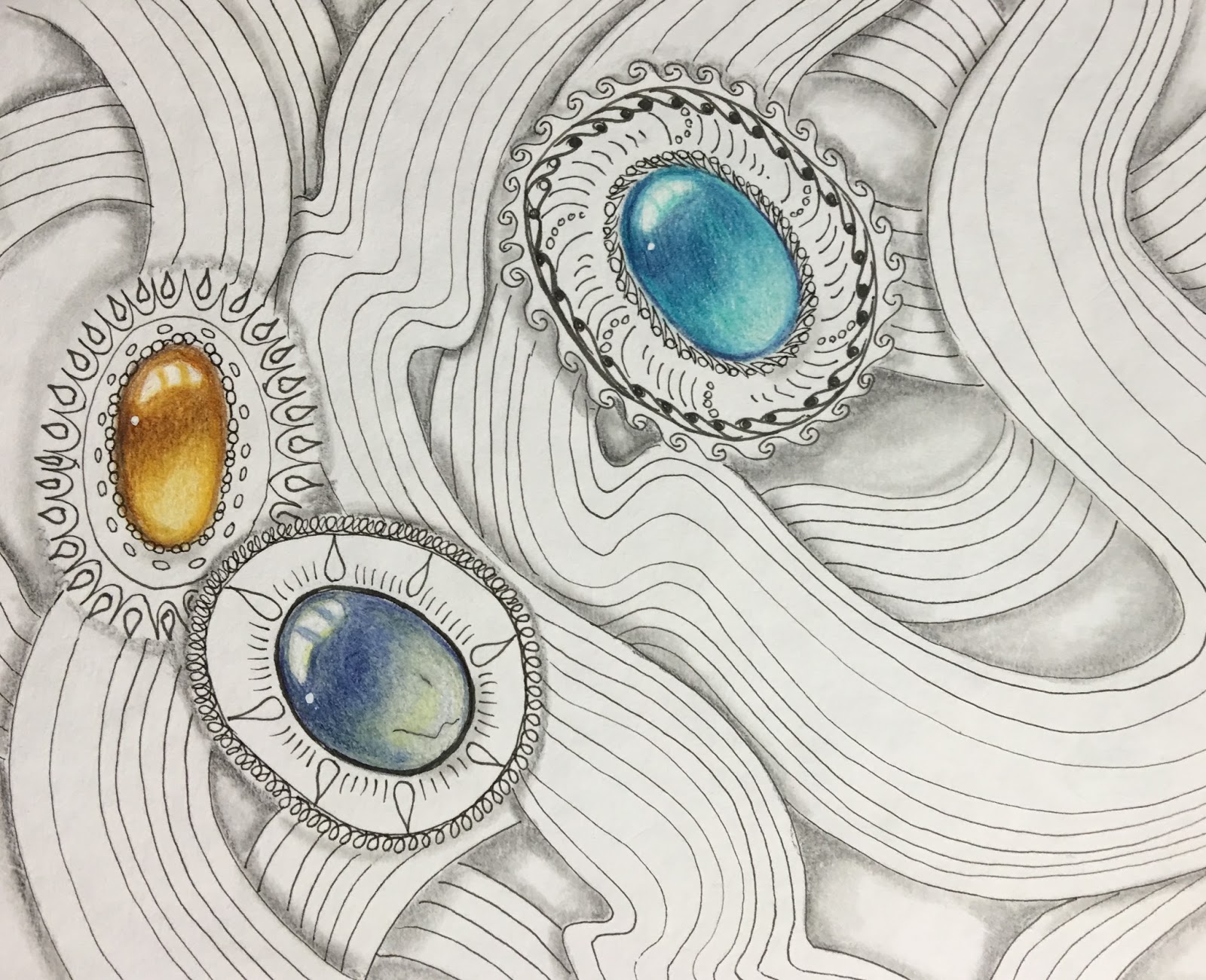 Art Room Blog: Advanced Zentangle Class...