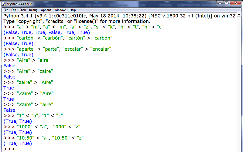 APRENDER A PROGRAMAR CON PYTHON: STRINGS