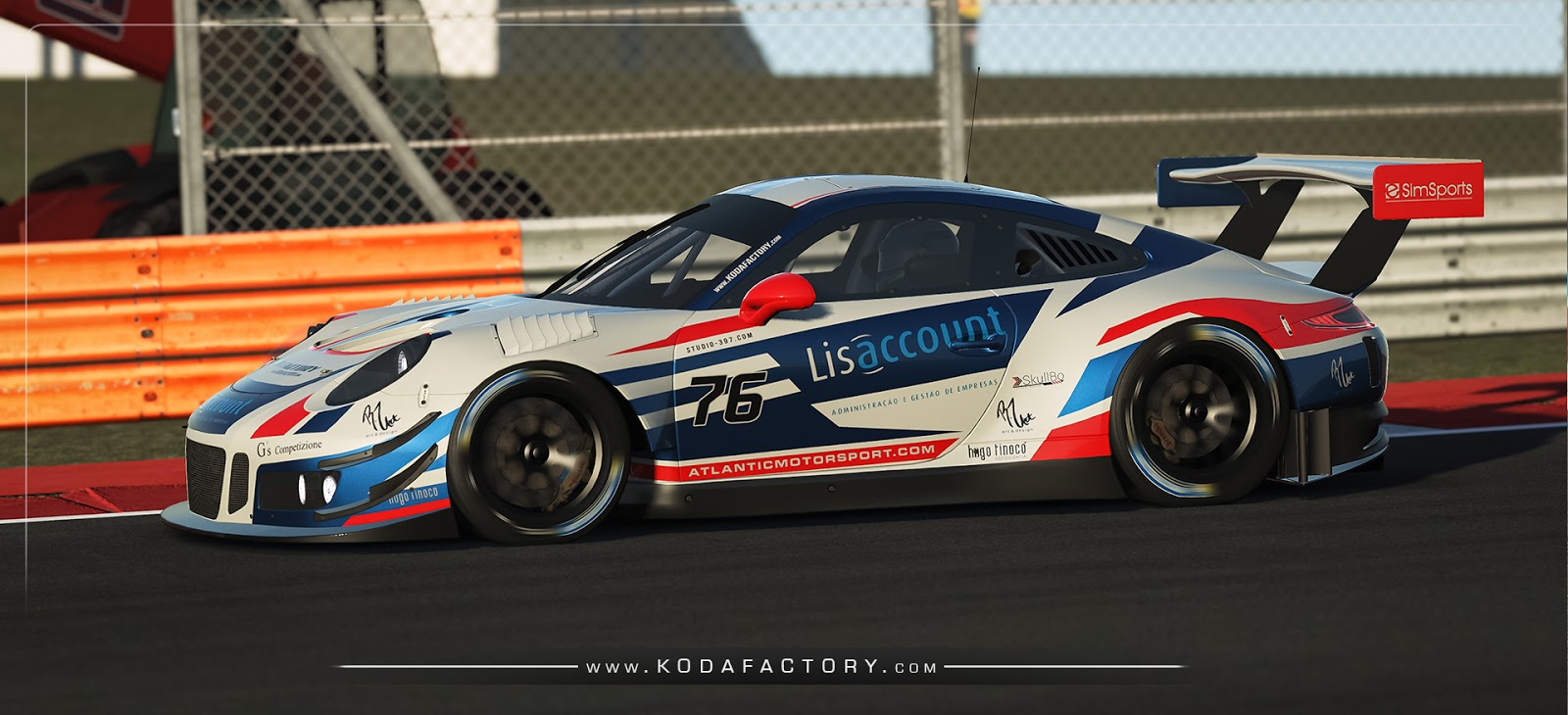 Koda Factory: Atlantic Motorsport Porsche 911 GT3 R | rFactor 2