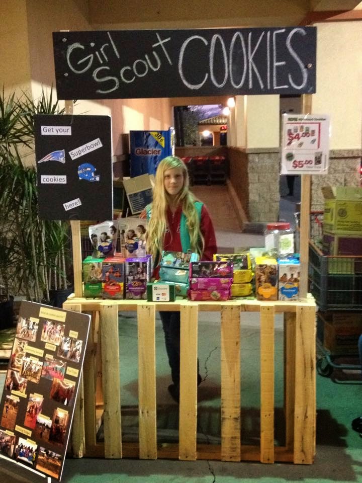 Cynde's Place: Girl Scout Cookie Booth