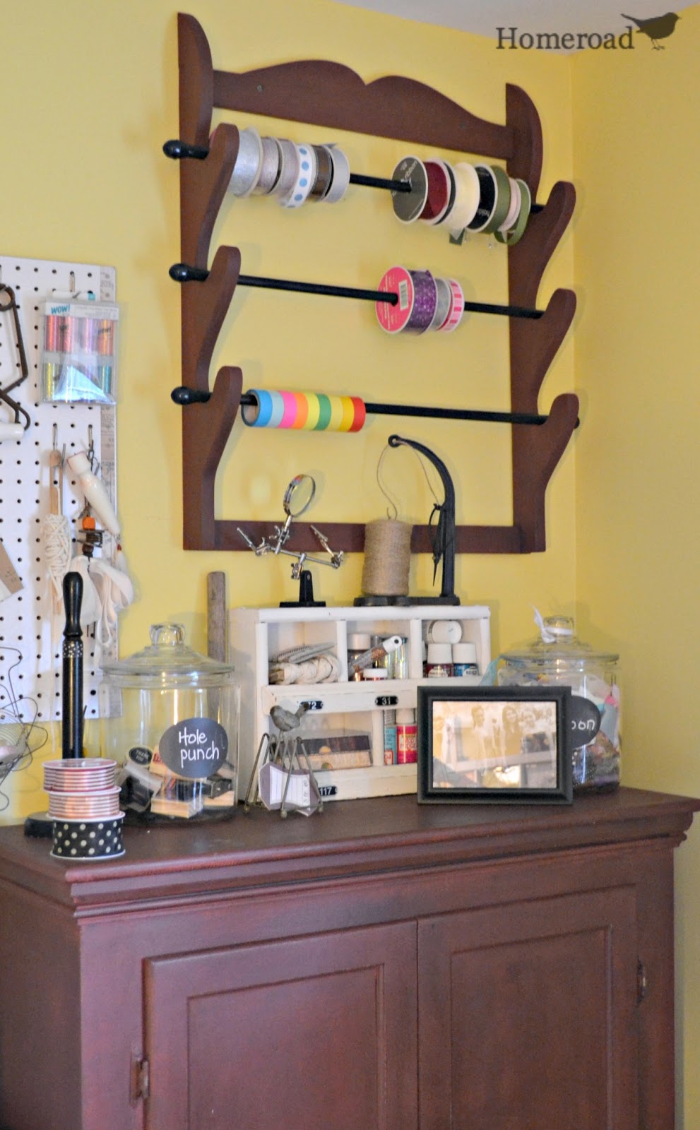 How to Make a DIY Ribbon Rack