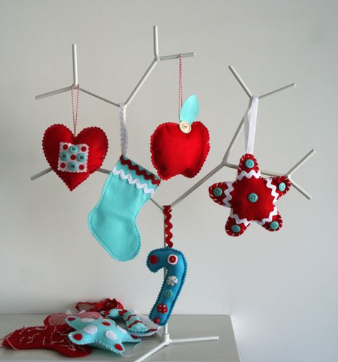 Patchwork en Casa - Patchwork with Love: Decoración de fieltro