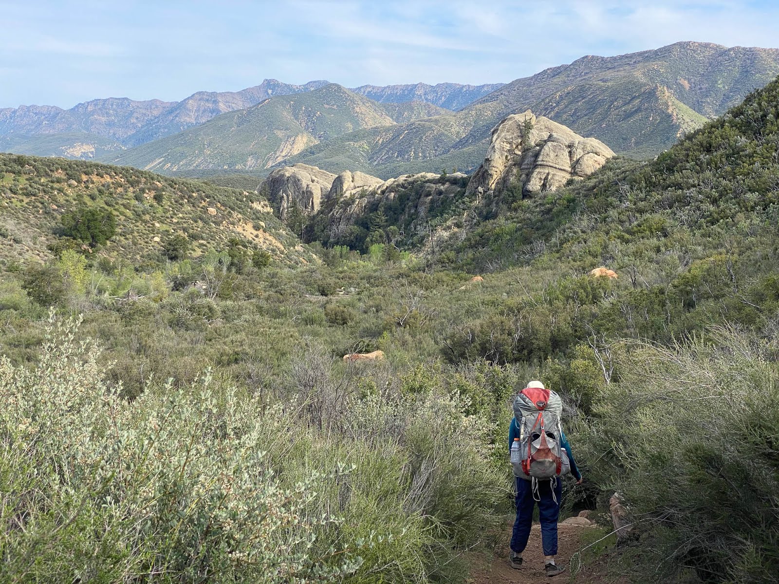 Section Hiking The Condor Trail: Lower Rancho Nuevo to Piedra Blanca ...