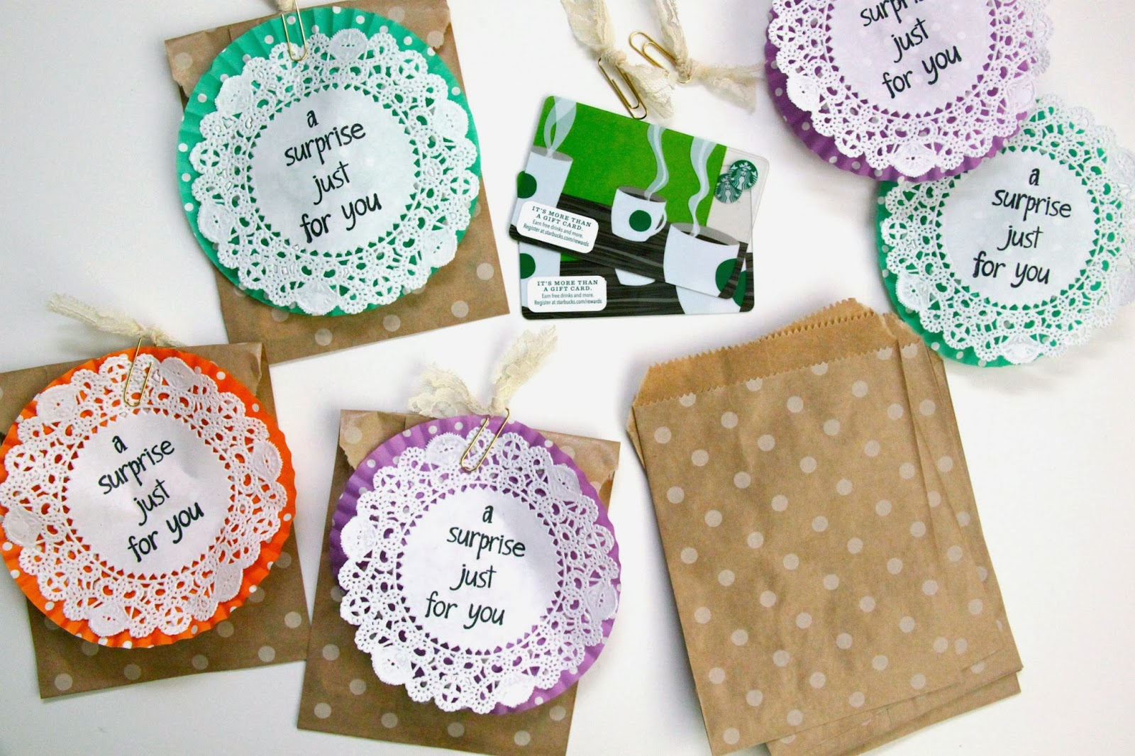 Simple and Pretty Gift Card Packaging - Smashed Peas & Carrots