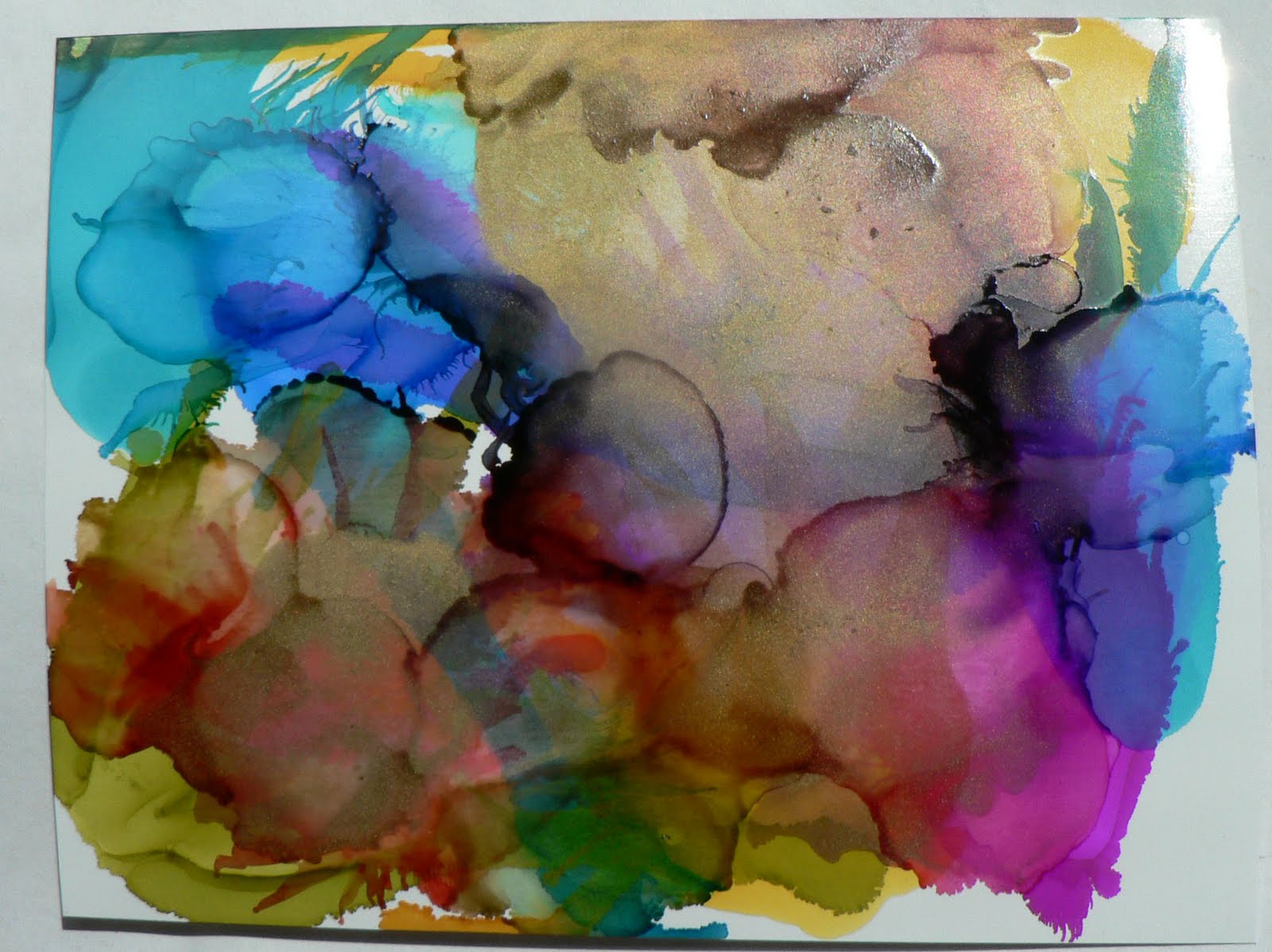 Creative Expressions: Book Study - Alcohol Ink Splatter