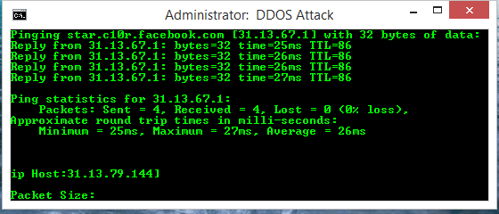 DDOS with Batch files