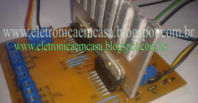 Ponte H para Motores com L298 - Eletrônica em Casa